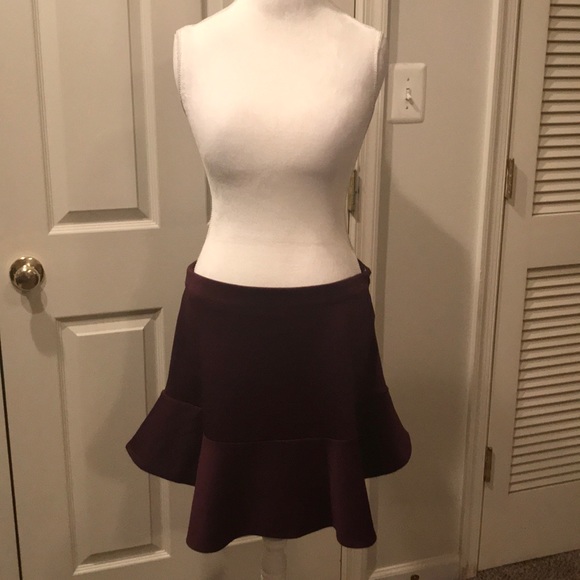 Piperlime | Skirts | Purple Peplum Skirt | Poshmark
